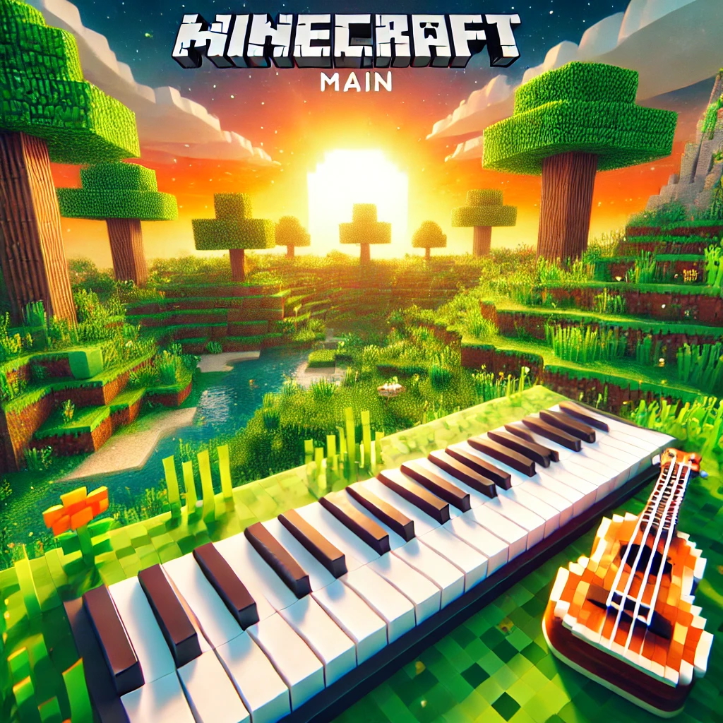 Minecraft (Main Theme) by C418: Piano and Ukulele Versions - Pitch Michael